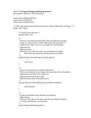 HW2 Table Template Pdf INFS 519 Program Design And Data Structures Spring 2022 Instructor