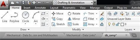 autocad drawing tabs qlerotry