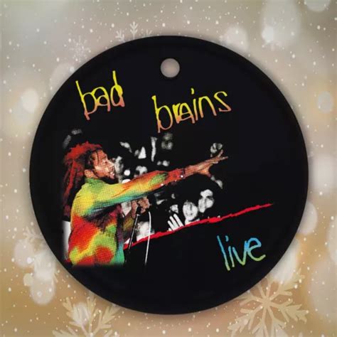 Everaura Christmas Ceramic Ornament Live Tour Concert 1987 Bad Brains