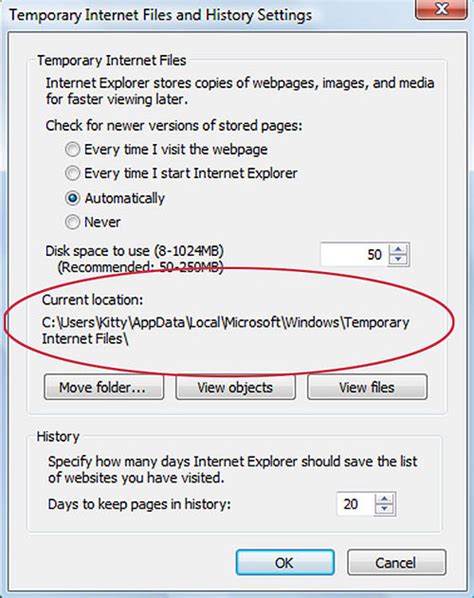 How To View Temporary Internet Files In Internet Explorer