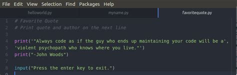Ch 1 — Intro To Python Writing Your First Program By Gabriela Dijkhoffz Code Like A Girl
