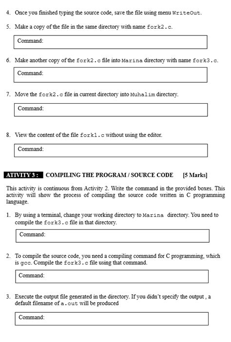 Solved Instruction Please Do The Following Activities In