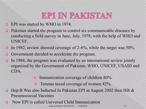 The Expanded Program On Immunization Pptx