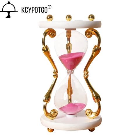 1530 Minute European Metal Sand Hourglass Clock Timer Sandglass Home
