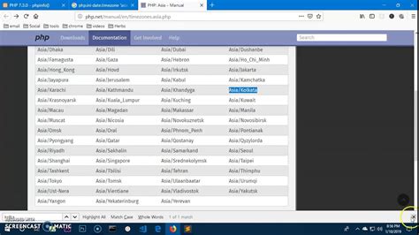 How To Set Default Time Zone In Php Ini File Local Time Zone Youtube