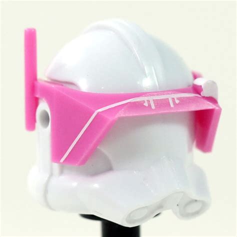 Clone Army Customs Detail White Print Pink Visor