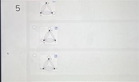Solved Identify The Undirected Graph Represented By The