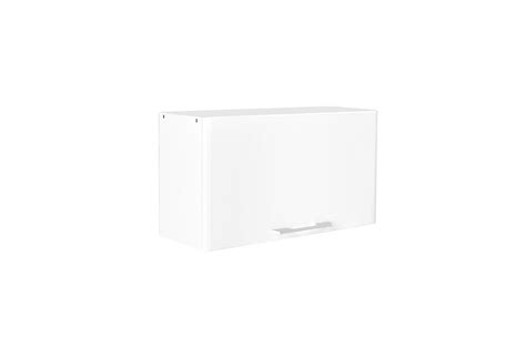 Кухненски шкаф горен с една повдигаща врата In Mdf Vh60 36 бял гланц • Модулна кухня In Mdf бяла