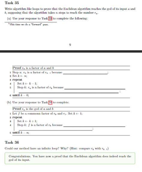 solved task 35 and 36 need assistance explain the proof