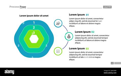 Three Layer Flow Chart With Descriptions Diagram Flowchart Infographic Concept For