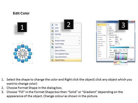 Business Framework Model Circle Arrow One Many Process Consulting Diagram