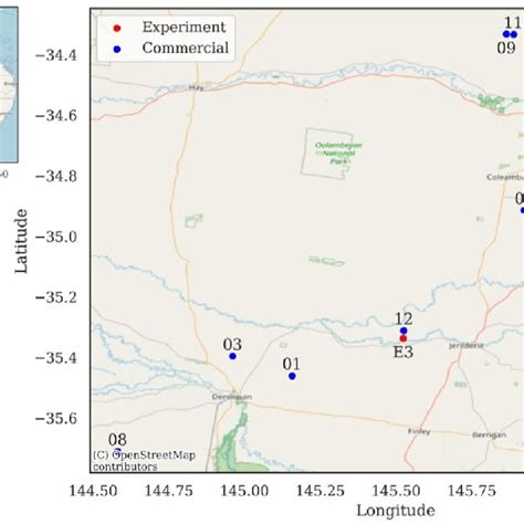 Map Showing The Location Of The Study Area Within Australia Left And Download Scientific