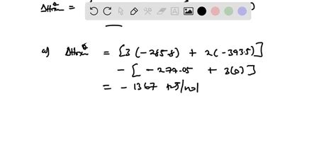 ⏩solved use the Δhf ∘ data in table 14 3 to calculate the values of