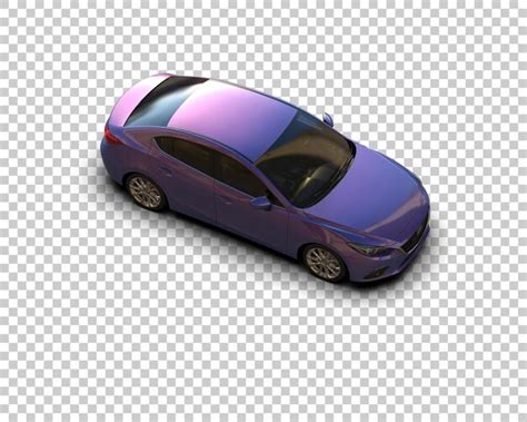 Premium Psd Modern Car Isolated On Background 3d Rendering Illustration