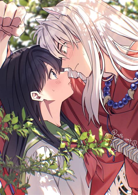 Inuyasha And Higurashi Kagome Inuyasha Drawn By Motobi Mtb Umk Danbooru