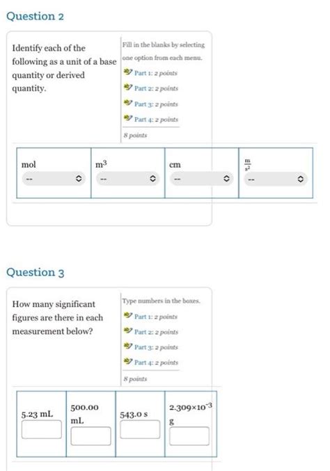 Solved Identify Each Of The Following As A Unit Of A Base Chegg Com