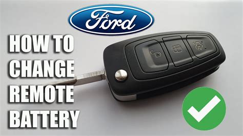 How To Change Key Fob Battery Ford Dannymeta Com