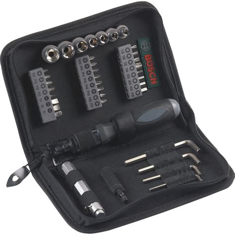 Bosch 2607019506 38 Piece Screwdriver Bit Set With Sockets And Allen