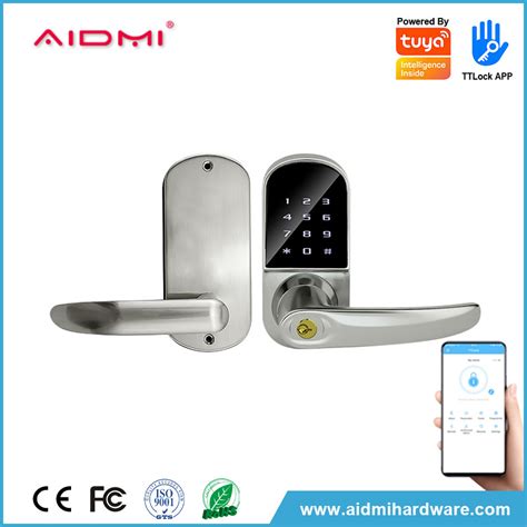 Keyless Entry Door Lock Smart Lock With Keypad Handle Passcode Fingerprint Keys Unlock From