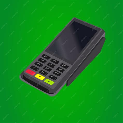 Sistema De Lector De Tarjetas De Colección Negra Vector Premium