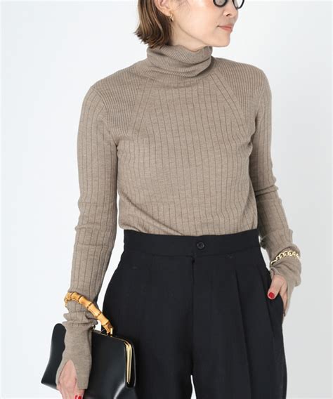 Cinoh（チノ）の「【cinohチノ】 タートルネックニット（ニットセーター）」 Wear
