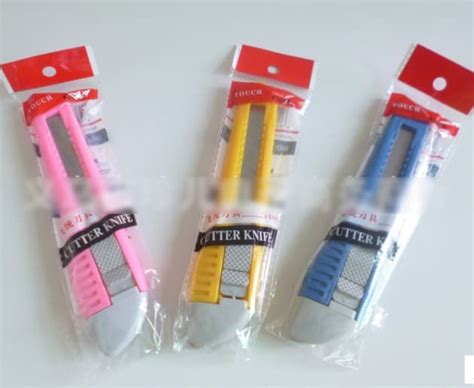 Jual Alat Tulis Stationery Atk Kantor Cutter Pisau Potong Pemotong Kertas Kota Surabaya