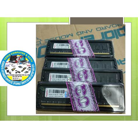 Jual Memory Ram Computer Komputer Pc Cpu Ddr3 8gb Hynix Pc12800 Longdim Pc Shopee Indonesia