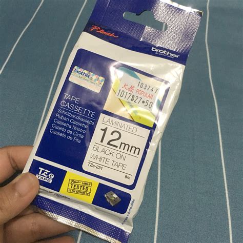 Brother Mm Laminated Tape Hobbies Toys Stationery Craft Craft Supplies Tools On Carousell