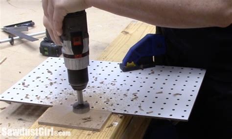 Diy Drawer Organizer With Pegboard Sawdust Girl®