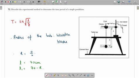 Solved Experiment Moment Of Inertia Using Compound Pendulum For This