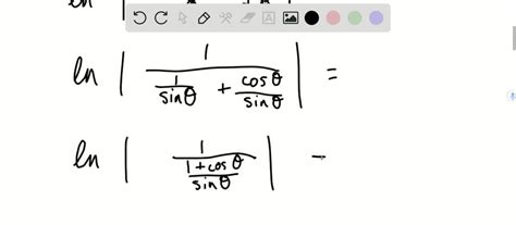 Solved In Exercises 55 58 Use The Properties Of Logarithms And Trigonometric Identities To