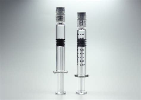 225ml Glass Prefilled Syringes With Luer Lock Rigid Cap Iso Certificated