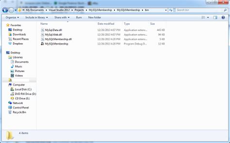 Creating Aspnet Membership Tables In A Mysql Database Winhost Blog