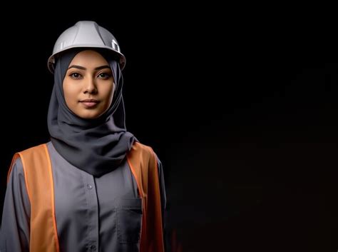 Premium Ai Image Muslim Female Architect Architect Are Planning New