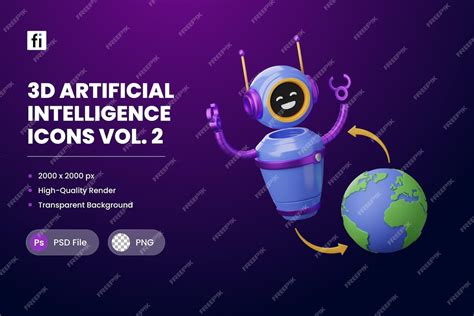 Premium Psd 3d Illustration Artificial Intelligence Reinforcement Learning Agent