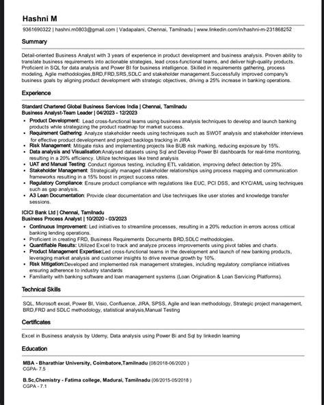 Hashni M On Linkedin Immediatejoiner Opentowork Sql Powerbi Dataanalysis Deloitte 18