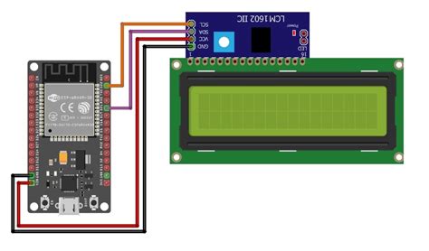 Using Lcd 1602 Using Esp32 Texoham Ai