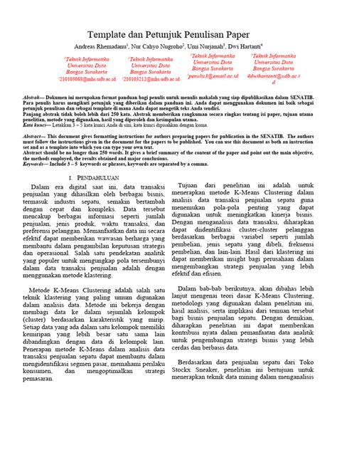 Penerapan Metode K Means Clustering Dalam Analisis Data Transaksi Penjualan Sepatu 20 Pdf