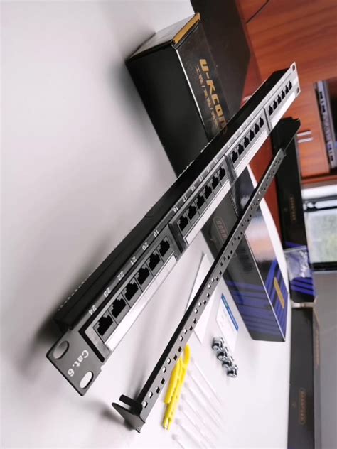 六类非屏蔽网络配线架1u48口金属配线架ca6千兆48口理线器机柜款 阿里巴巴