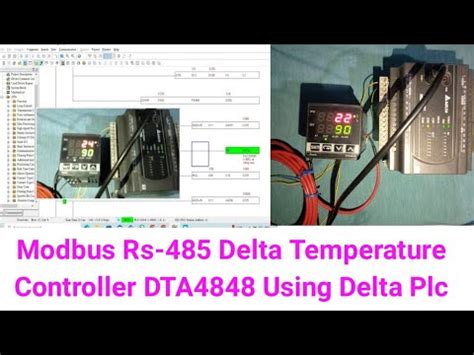 Modbus Rs Delta Temperature Controller DTA Using Delta Plc Dvp ES YouTube