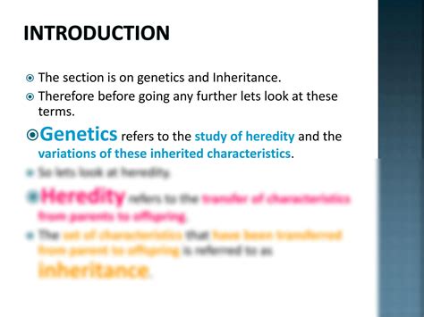 Solution Genetics And Inheritance Terminology Grade 12 Studypool