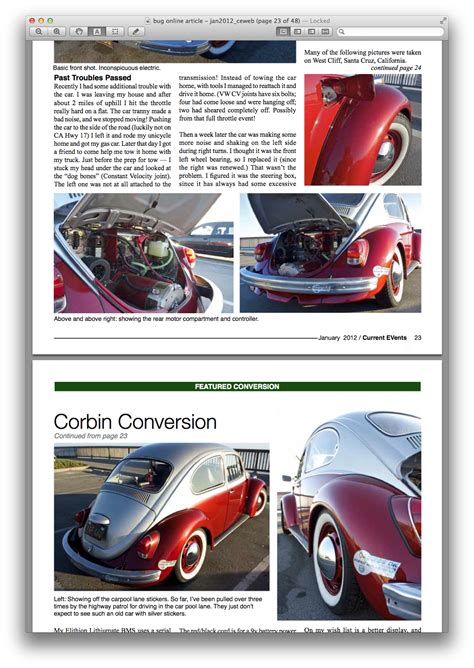 EAA Article On The Plug Bug Corbin S Treehouse