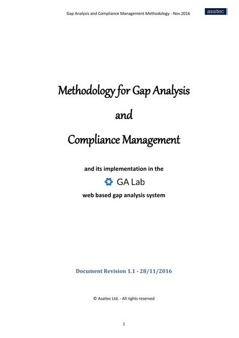 Pdf Process Methodology Gap Analysis Lab Dokumentips