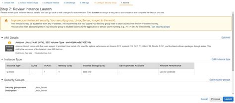 Launch Your First Aws Linux Instance