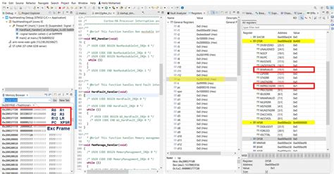 how to debug a hardfault on an arm® cortex® m stm3 stmicroelectronics community