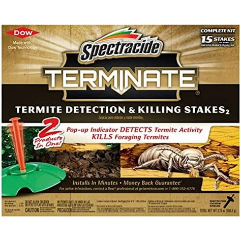 Spectracide Terminate Termite Detection And Killing Stakes Kills Foraging Termites Detects