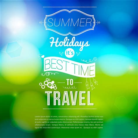 여름 여행 요소 2 벡터 Eps Uidownload