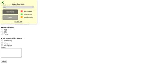 I Cant Figure Out Why The Tests Wont Pass On My Survey Form Please Help Code Feedback The