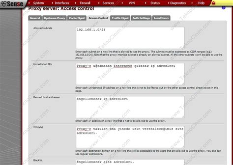 Pfsense Squid Proxy Server Kurulumu Resimli Anlatım Teknocinim