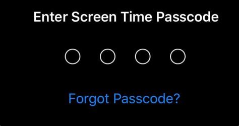 No Option For Forgot Screen Time Passcode Top Fixes 2025